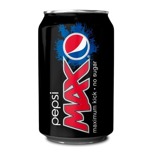 Pepsi Max burk 33cl - Läsk, lättöl