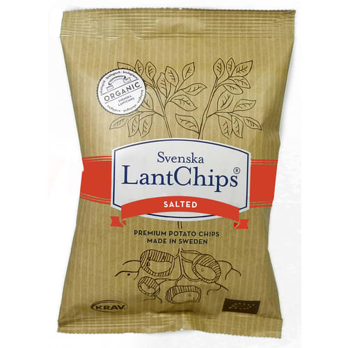 Lantchips saltade 40g - Chips, jordnötter & snacks