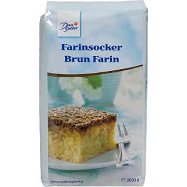 Farinsocker brunt 2kg - Socker, sirap & sötningsmedel