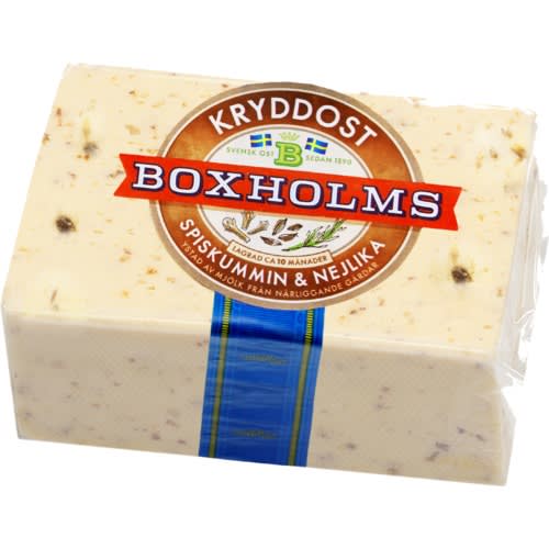 Boxholms kryddost X-stor bit 31% 1,59kg - Hårdost i bit