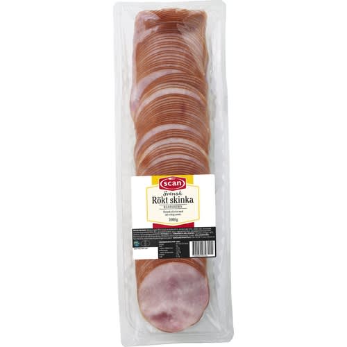 Skinka rökt skivad 1kg - Smörgåsmat, pålägg & deli