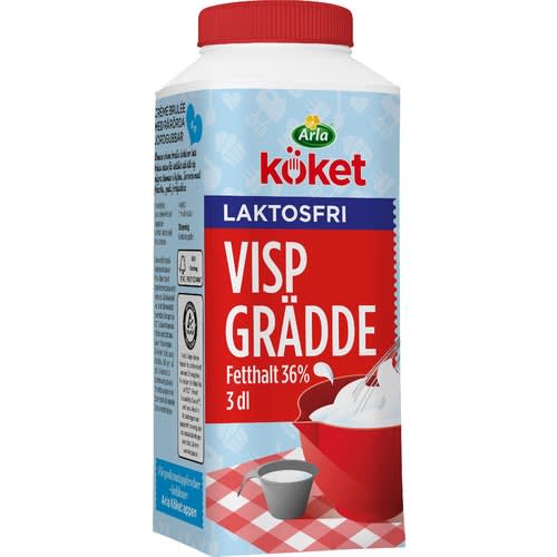 Vispgrädde laktosfri TT 36% 3dl - Grädde, gräddfil, creme fraiche