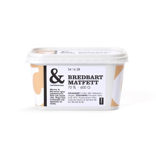 Bredbart matfett 70% 600 G - Smör & margarin