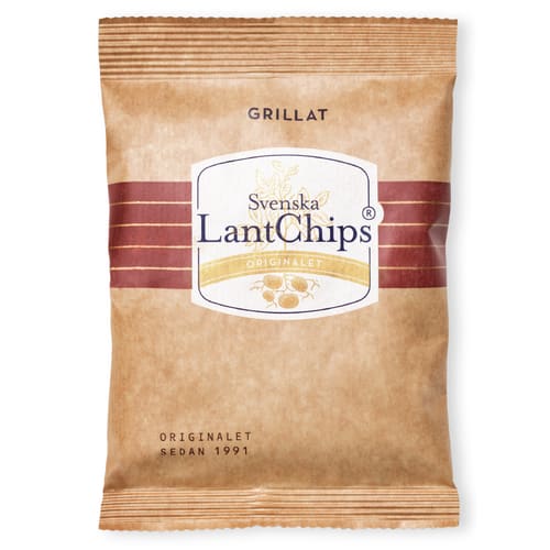 Lantchips grillat 40g - Chips, jordnötter & snacks