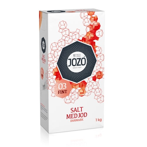 Salt fint med jod 1kg - Kryddor