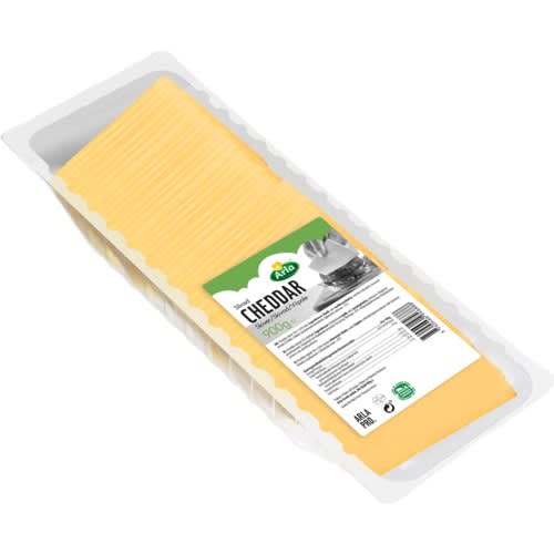 Hamburgerost Cheddar skivad ost 32% 900g - Hårdost, skivad, riven & tärnad