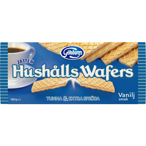 Wafers vanilj 180g - Skorpor & kex