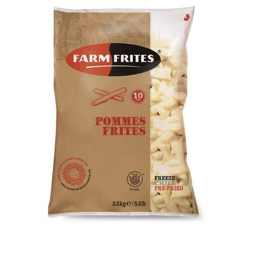 Pommes strips 10mm 2,5kg - Frysta pommes