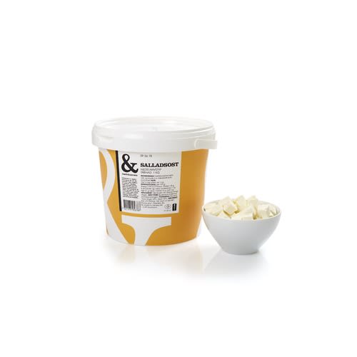 Salladsost medelhav tärnad 21% 1kg - Smältost & mesost