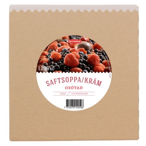 Saftsoppa osötad kallrörd 648g - Soppor, dessert