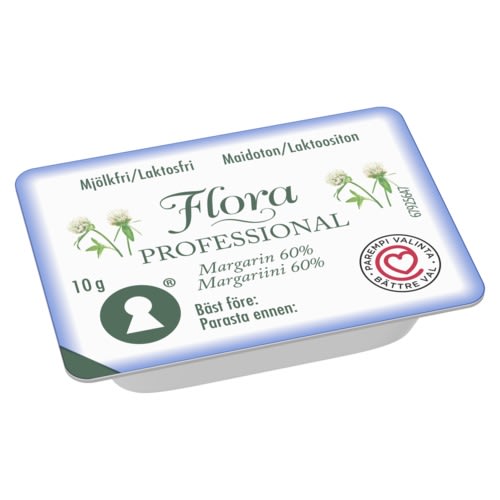 Flora professional 60% port mjölkfri 10g - Smör & margarin