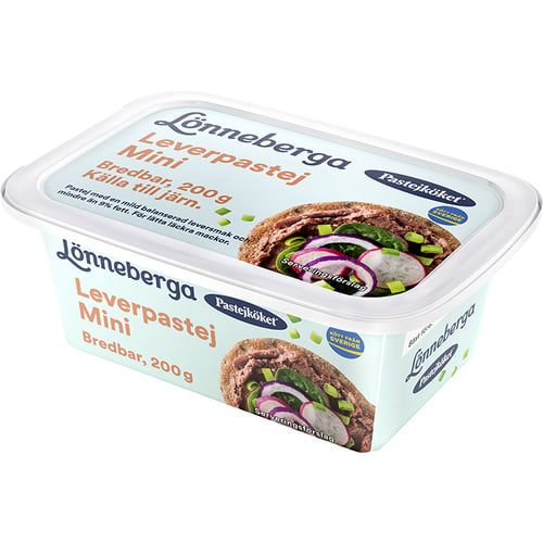 Leverpastej bredbar mini 200g - Pastej & pateer