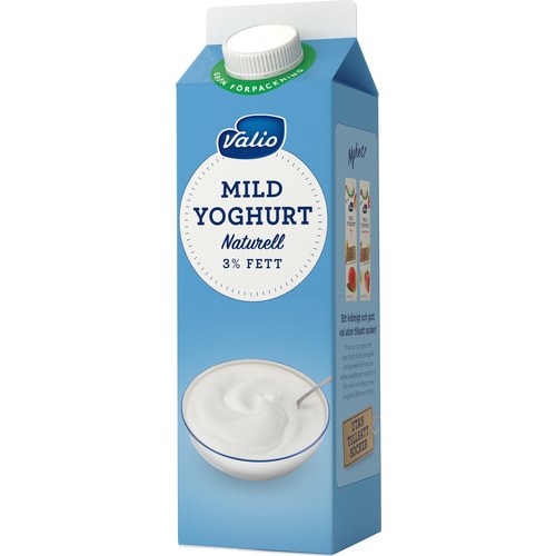Yoghurt mild naturell 3% 1kg - Mjölk, fil, yoghurt