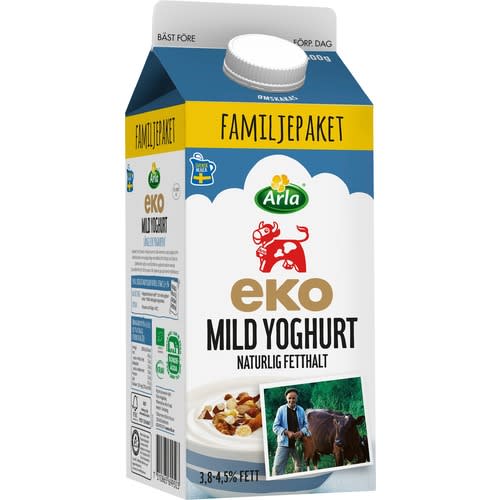 Yoghurt mild naturell 1,5kg - Mjölk, fil, yoghurt