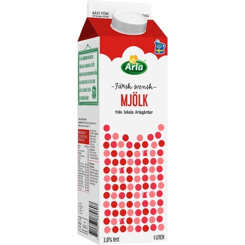 Standardmjölk 3% 1L - Mjölk, fil, yoghurt
