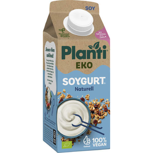 Soygurt naturell 750g - Soja, ris & havrebas