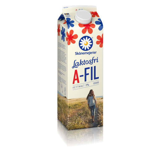 A-fil laktosfri 3% 1L - Mjölk, fil, yoghurt