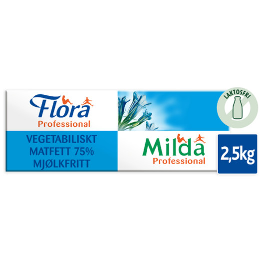 Milda mat och bakmargarin mjölkfri 2,5kg | Martin & Servera