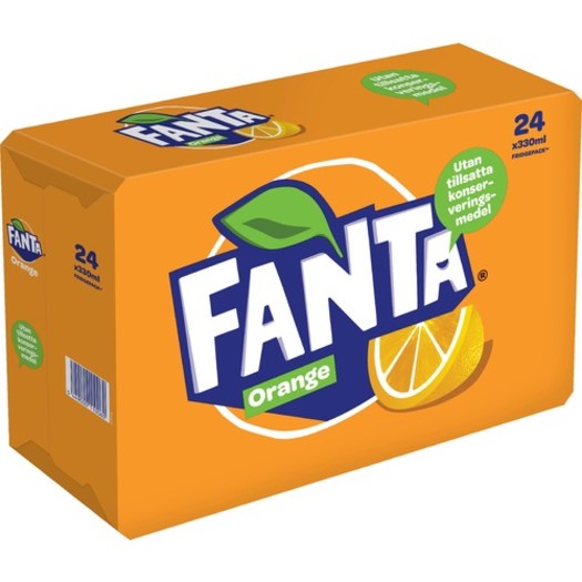 Fanta Orange bag burk 33cl | Martin & Servera