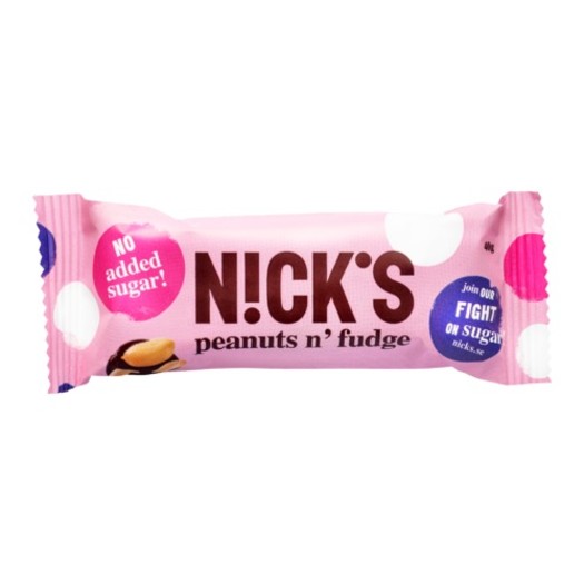 Nicks Peanuts n' fudge 40g | Martin & Servera