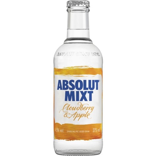 Absolut Mixt Cloudberry Apple 27,5cl | Martin & Servera