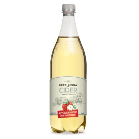 Herrljunga Cider Äpple Light 1L | Martin & Servera