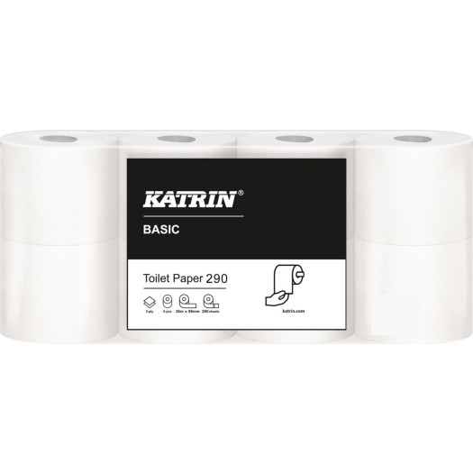 Toapapper basic 2lager Katrin 8st - Toalettpapper | Martin & Servera