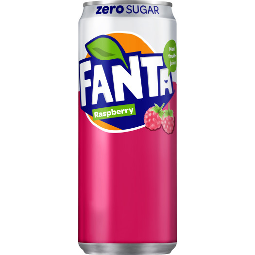 Fanta Zero Raspberry burk 33cl - Läsk | Martin & Servera