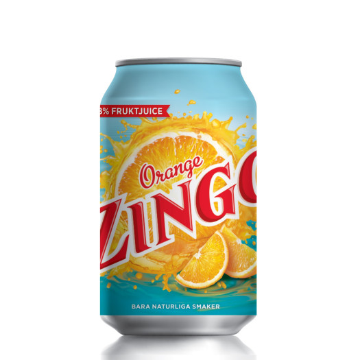 Zingo Orange burk 33cl - Läsk | Martin & Servera