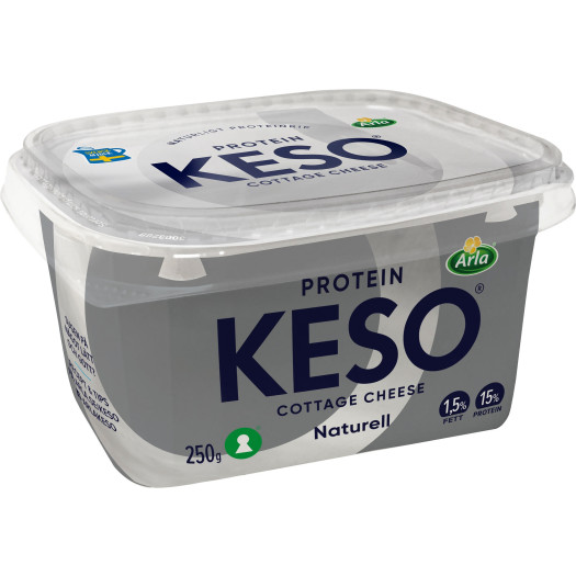 Keso Cottage Cheese protein 250g - Färskost | Martin & Servera