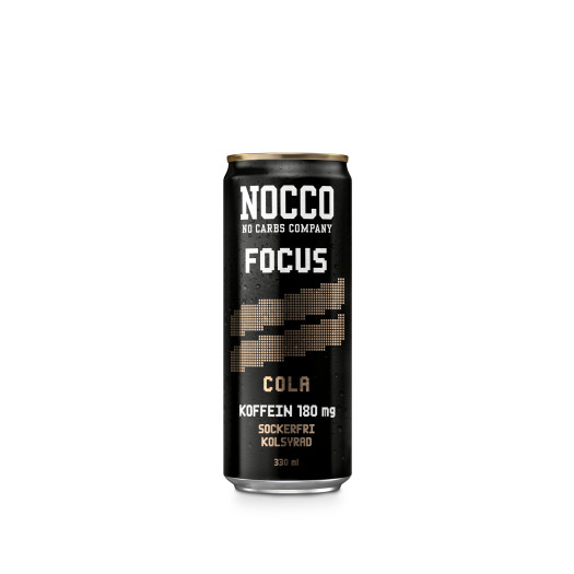 Nocco Focus Cola burk 33cl - Energi & sportdryck | Martin & Servera