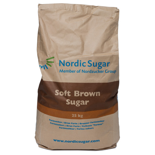 Farinsocker brunt 25kg - Socker, sirap & honung | Martin & Servera