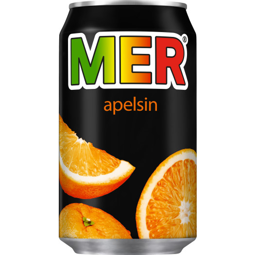 Mer apelsin burk 33cl - Stilldrink | Martin & Servera