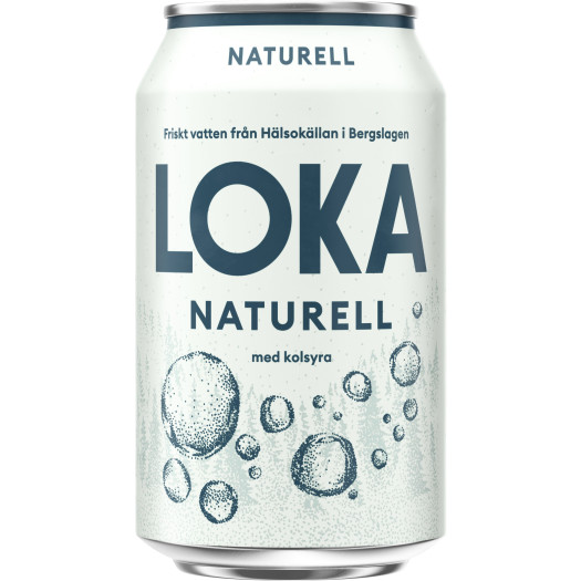 Loka naturell burk 33cl - Vatten | Martin & Servera