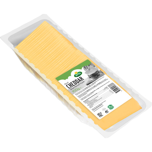 Hamburgerost Cheddar skivad ost 32% 900g - Hårdost | Martin & Servera