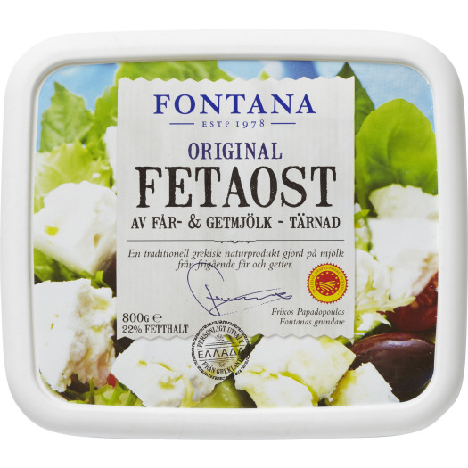 Fetaost tärnad 800g - Feta, halloumi & vitost