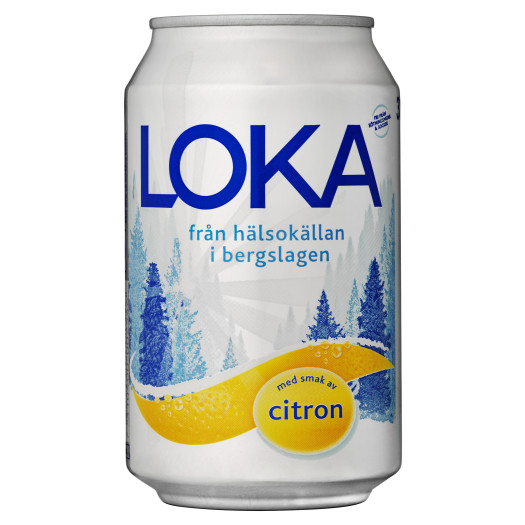 Loka citron burk 33cl - Vatten | Martin & Servera