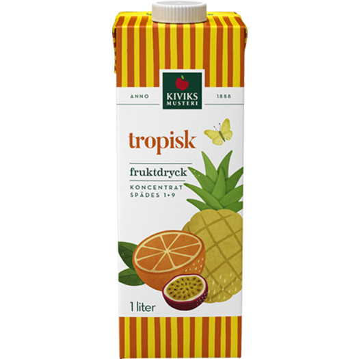 Fruktdryck tropisk koncentrat 1+9 1L - Måltidsdryck | Martin & Servera