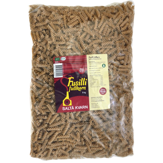 Fusilli fullkorn 5kg - Pasta | Martin & Servera
