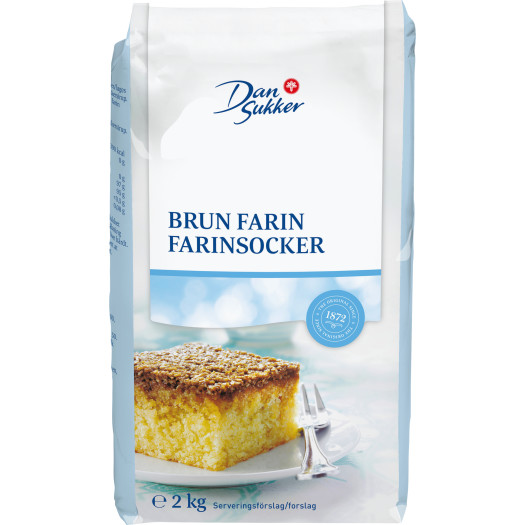 Farinsocker brunt 2kg - Socker, sirap & honung | Martin & Servera