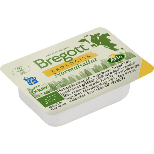 Bregott portion normalsaltat 8g - Matfettsblandning | Martin & Servera