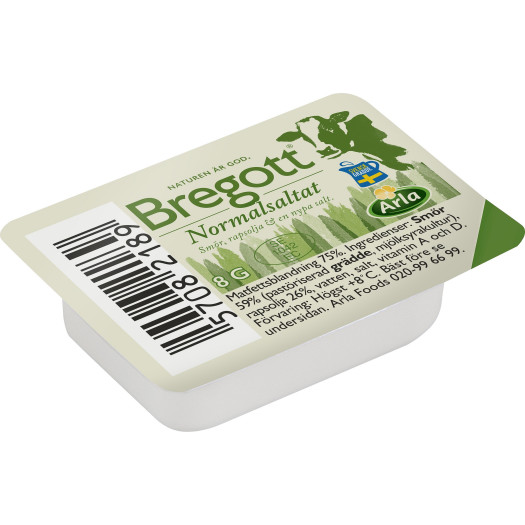 Bregott portion smör rapsolja 8g - Matfettsblandning | Martin & Servera