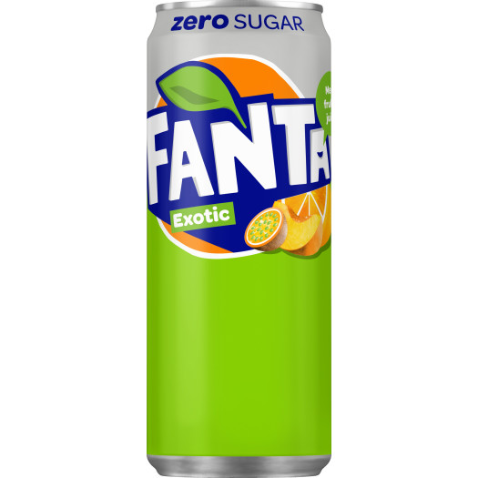 Fanta Exotic Zero 33cl Burk - Läsk | Martin & Servera