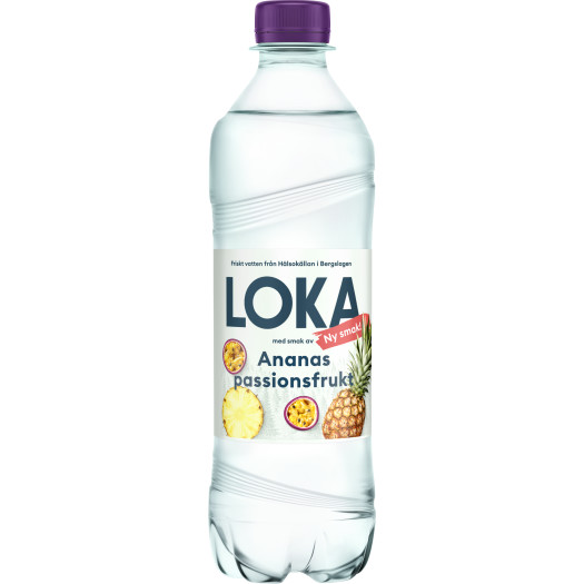 Loka Ananas Passionsfrukt pet 50cl - Vatten | Martin & Servera
