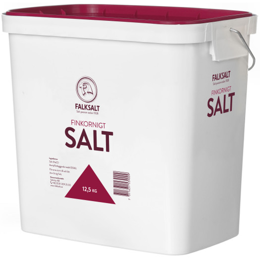 Salt fint utan jod 12,5kg - Kryddor & kryddblandningar | Martin & Servera