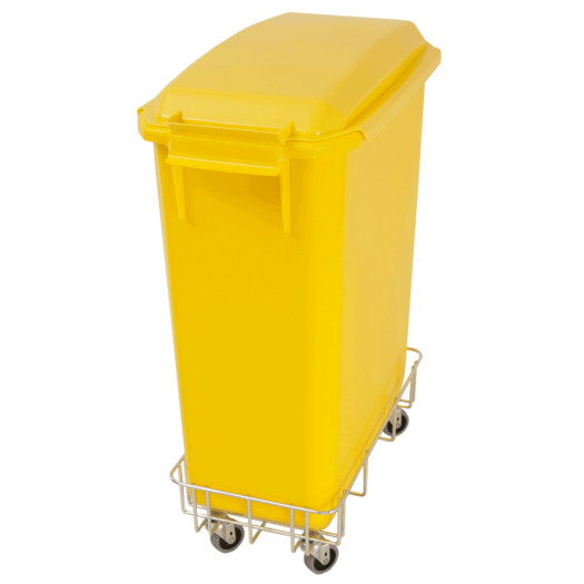 Plasttunna gul 60L - Tunnor och lock | Martin & Servera