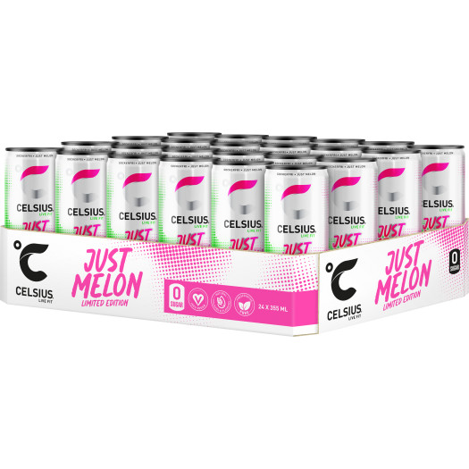 Celsius Just Melon 35,5cl - Energi & sportdryck | Martin & Servera