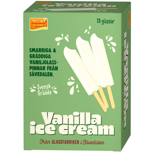 Vanilj glasspinne 28st - Glass | Martin & Servera