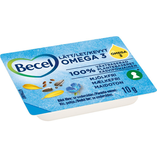 Becel Omega 3 lättmargarin 10g - Margarin | Martin & Servera