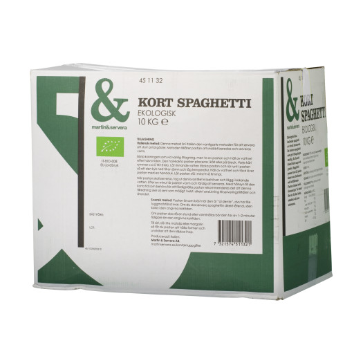 Spaghetti kort 10kg - Pasta | Martin & Servera